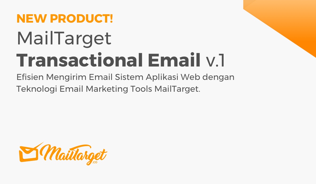 Kirim Email Transaksi dengan MailTarget Transactional v 1.0